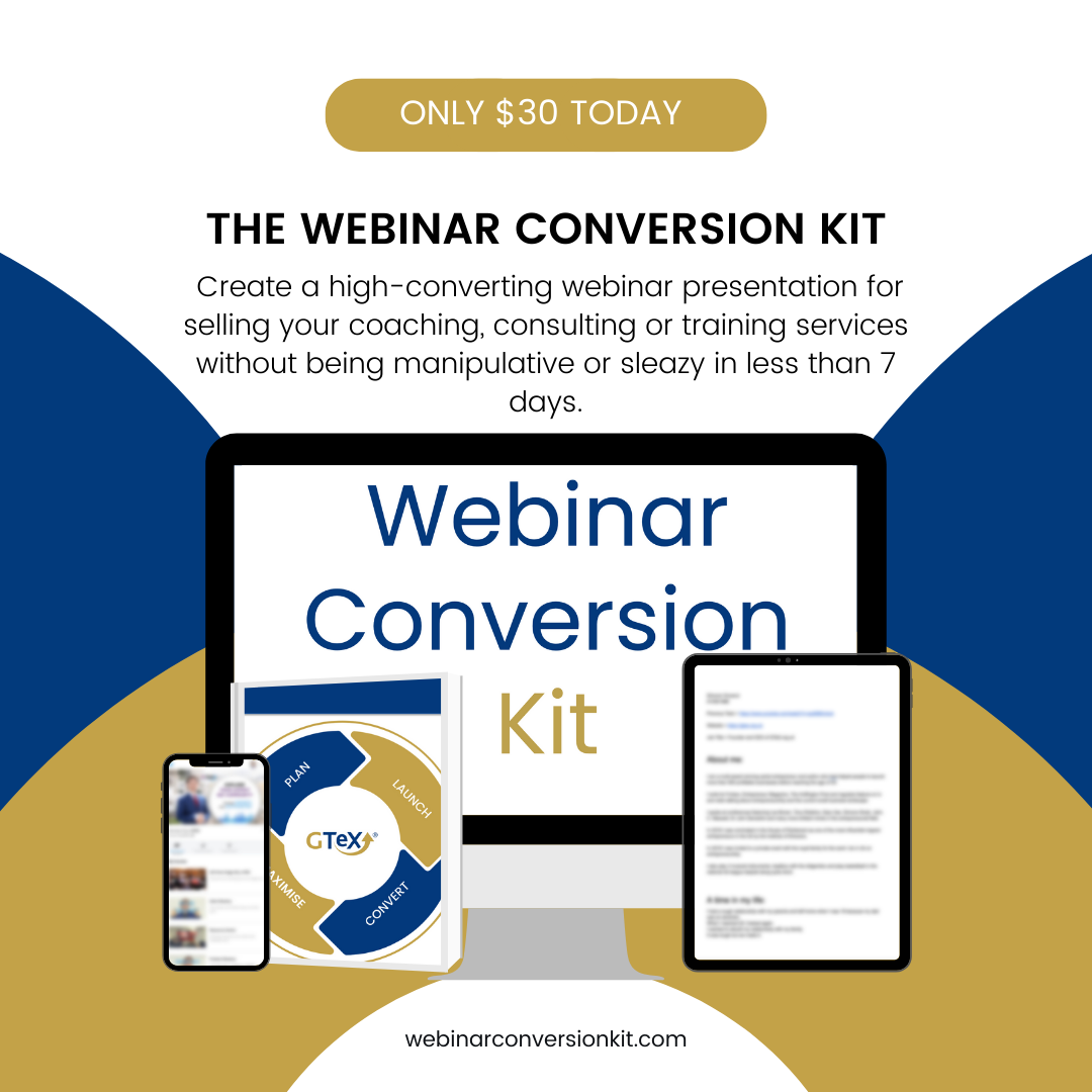 Webinar Conversion Kit